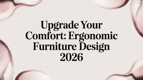 Upgrade Your Comfort: Ergonomic Furniture Design 2026